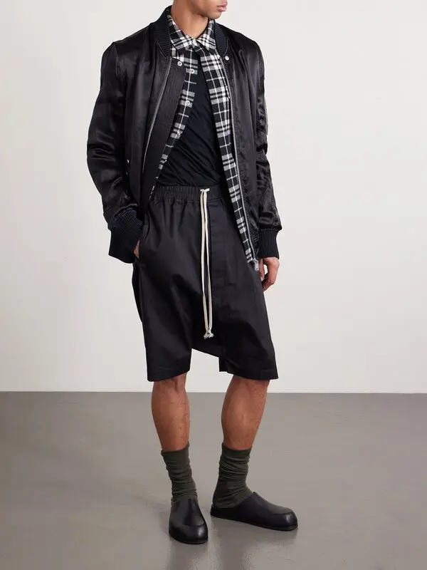 Rick Owens Rick's Pods Straight-leg Shorts - Black