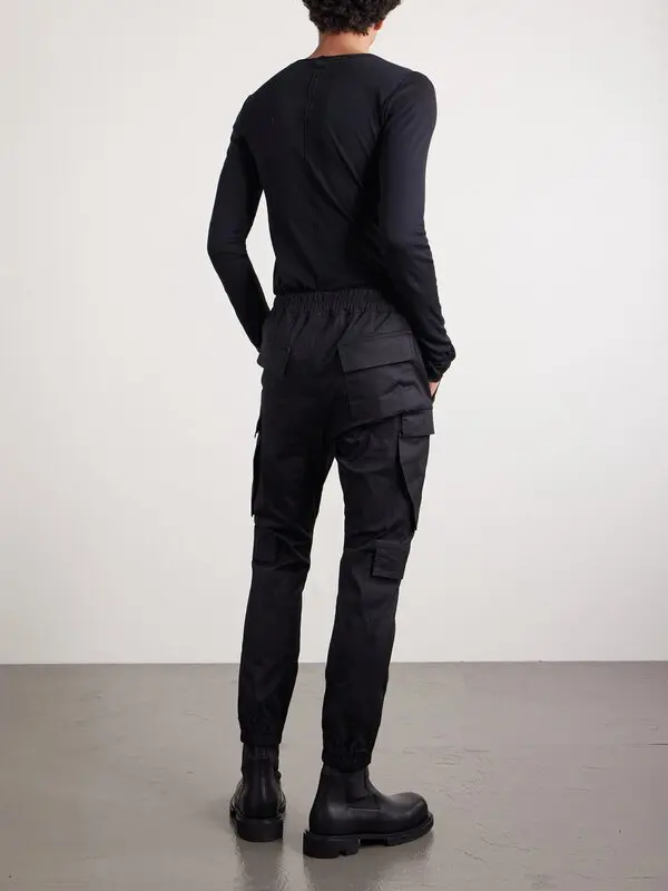 Rick Owens Porterville Mastodon Cut Cargo Pants - Black | Editorialist