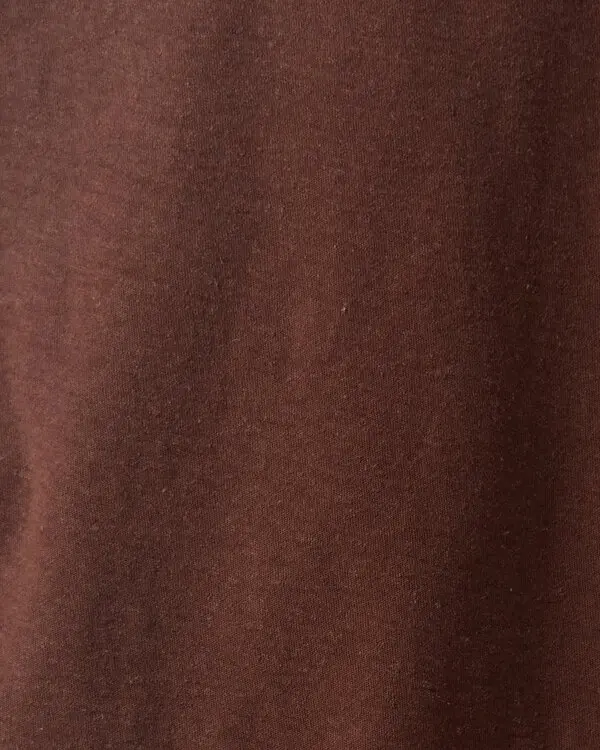 Acne Studios Short Sleeve Crewneck T-shirt With Chest Pocket - Chocolate