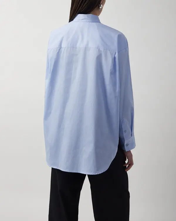 WAKAKUU Classic Cotton Satin Shirt
