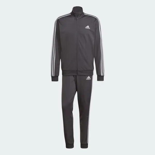 Adidas Essentials 3-stripes Track Suit - Grey Five