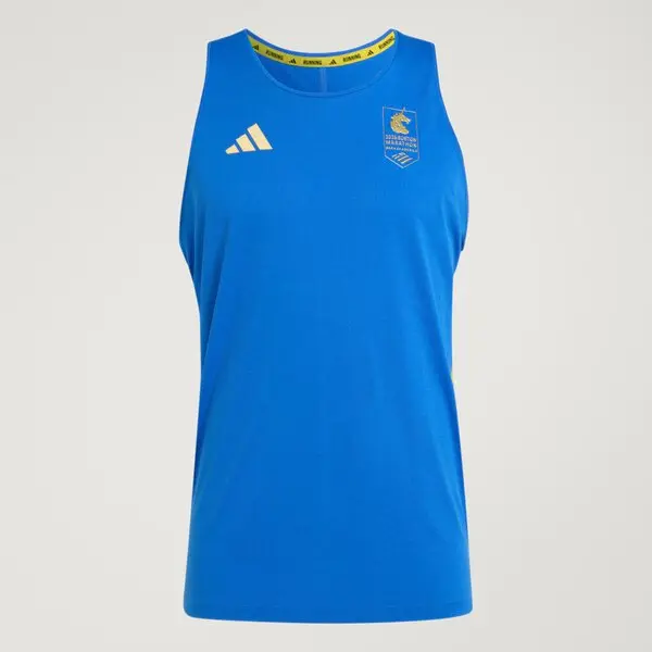 Adidas Boston Marathon 2026 Running Tank - Blue