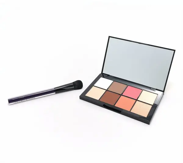 KEVYN AUCOIN Contour Book Face Palette Vol Iv With Brush - One-color