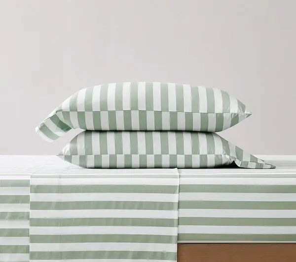 BROOKLYN LOOM Levi Stripe Queen 4 Piece Sheet S Et