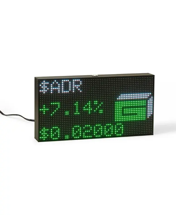 UNCOMMON GOODS Personalized Home Led Ticker Glance Led - Multi