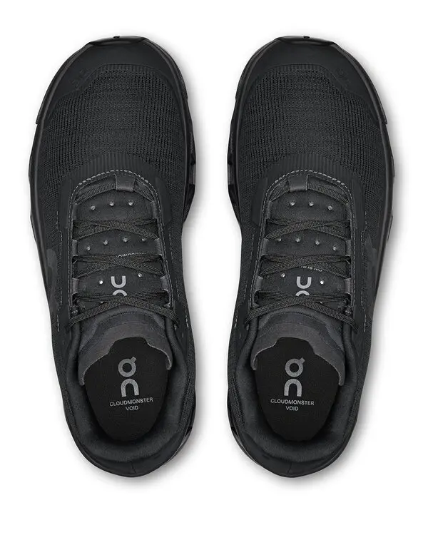 On Cloudmonster Void Sneakers - Black/black