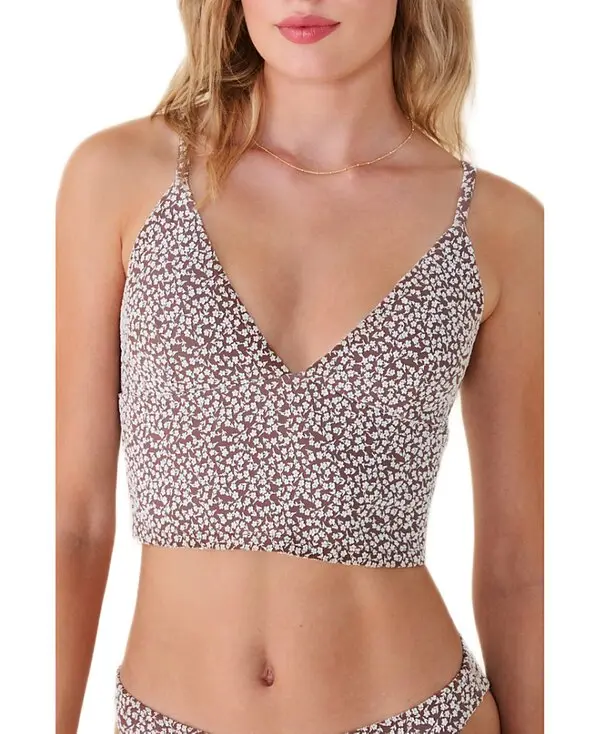 ANDIE Lanikai Plunge Tankini Top - Nutmeg