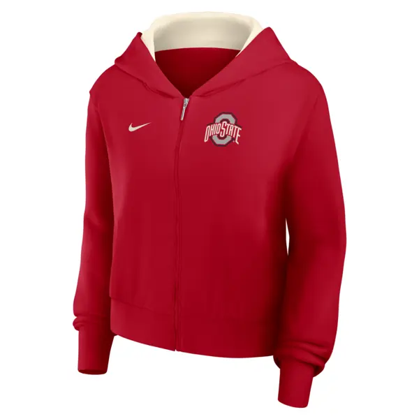 Nike Ohio State Mantra Full-zip Hoodie - Red