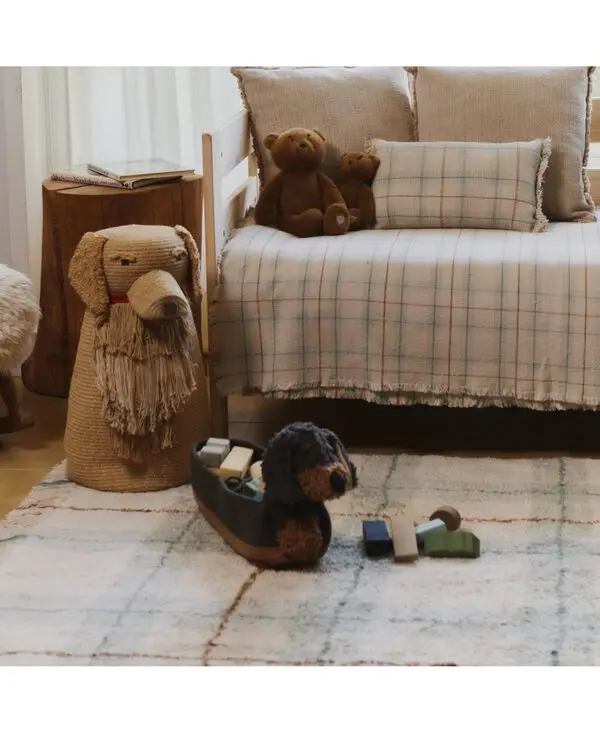 LORENA CANALS Dachshund Shaped Storage Basket