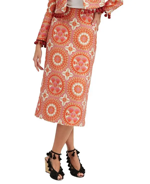 La DoubleJ Printed Pencil Skirt