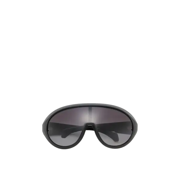 Moncler Rick Owens Contrast Oval Sunglasses - Black