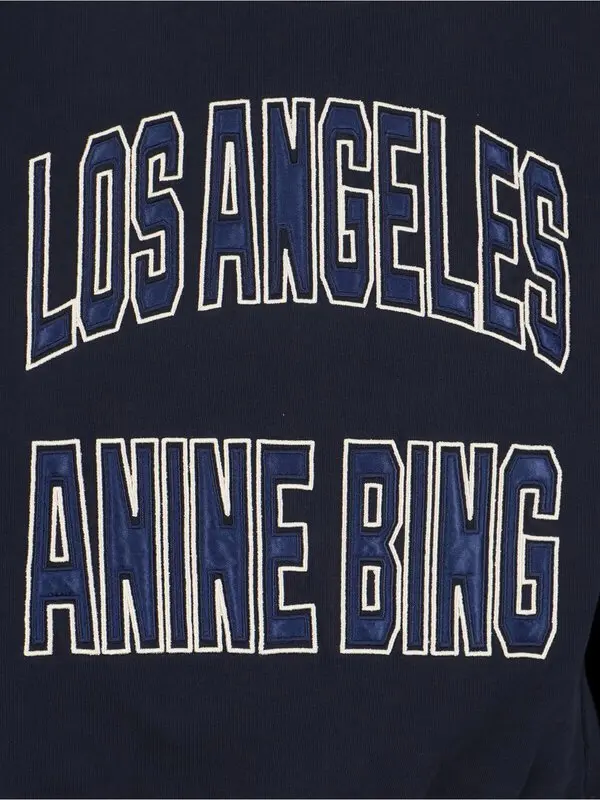 ANINE BING Harry Logo Sweatshirt - Black