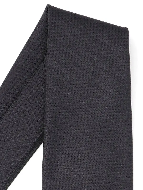 TOM FORD Jacquard Neck Tie - Black