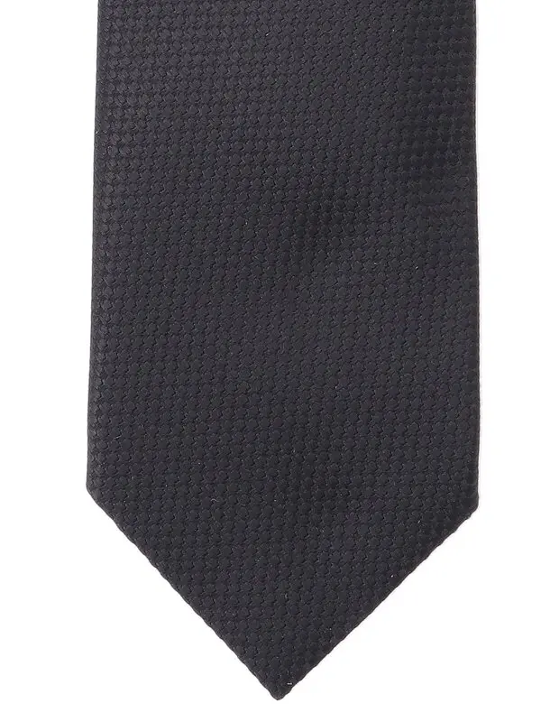 TOM FORD Jacquard Neck Tie - Black