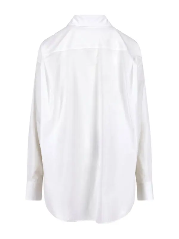 JIL SANDER Cotton Poplin Shirt - White