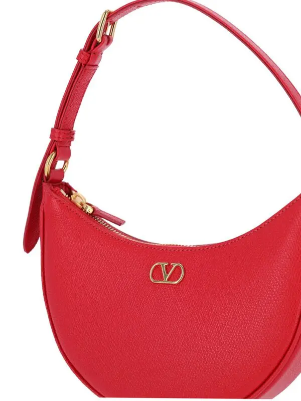 Valentino Garavani Mini Hobo Bag With Vlogo Signature - Red