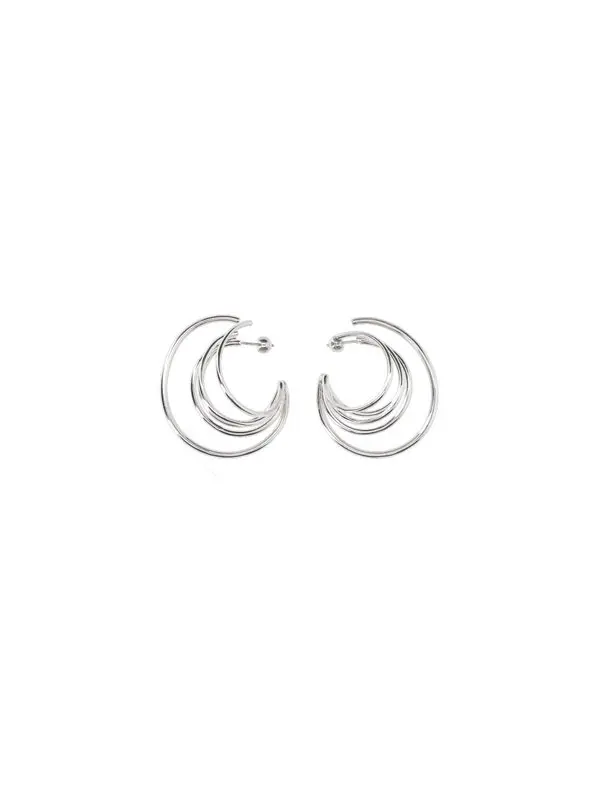 PANCONESI Triptych Earrings - Silver
