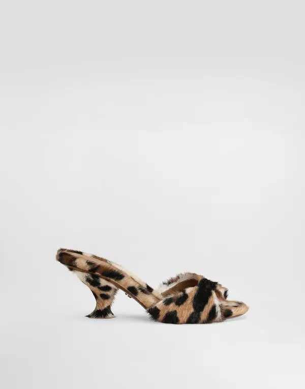 Dolce & Gabbana Leopard- Keira Mules