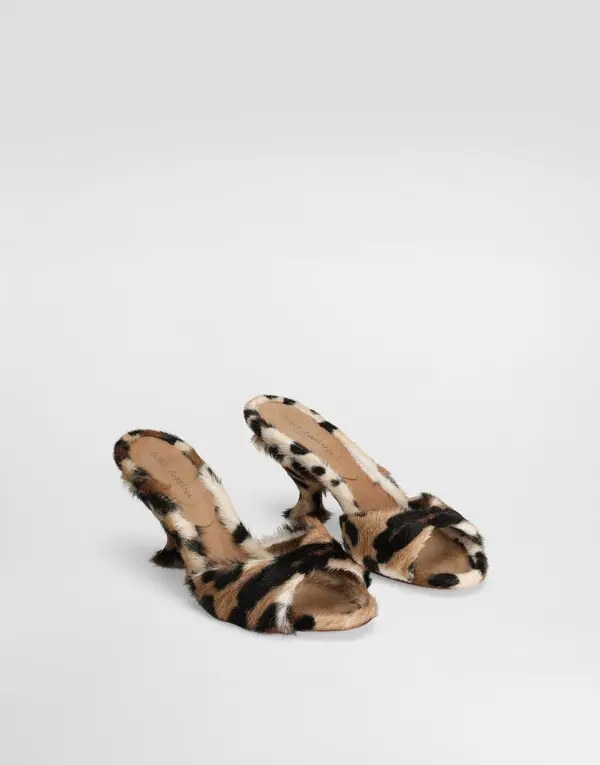 Dolce & Gabbana Leopard- Keira Mules