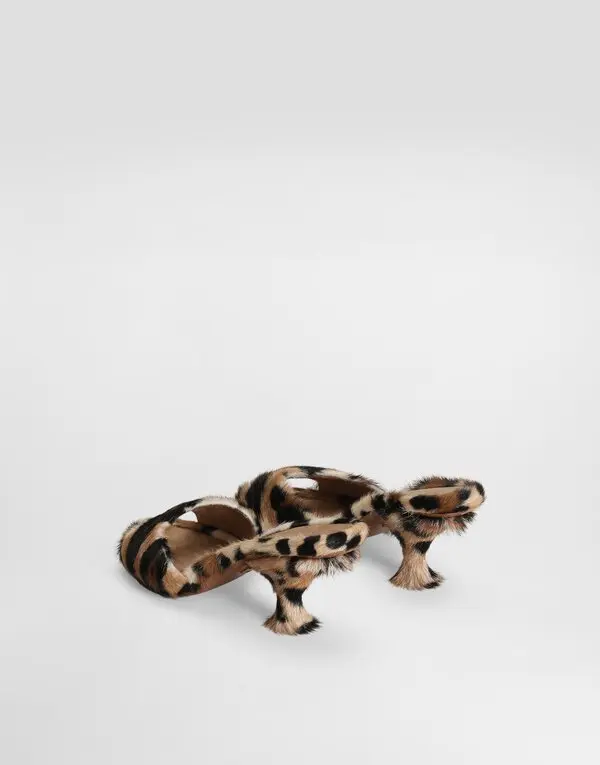 Dolce & Gabbana Leopard- Keira Mules