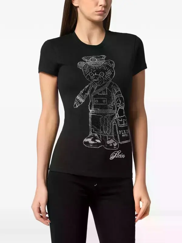 Philipp Plein Crystal-embellished T-shirt - Black