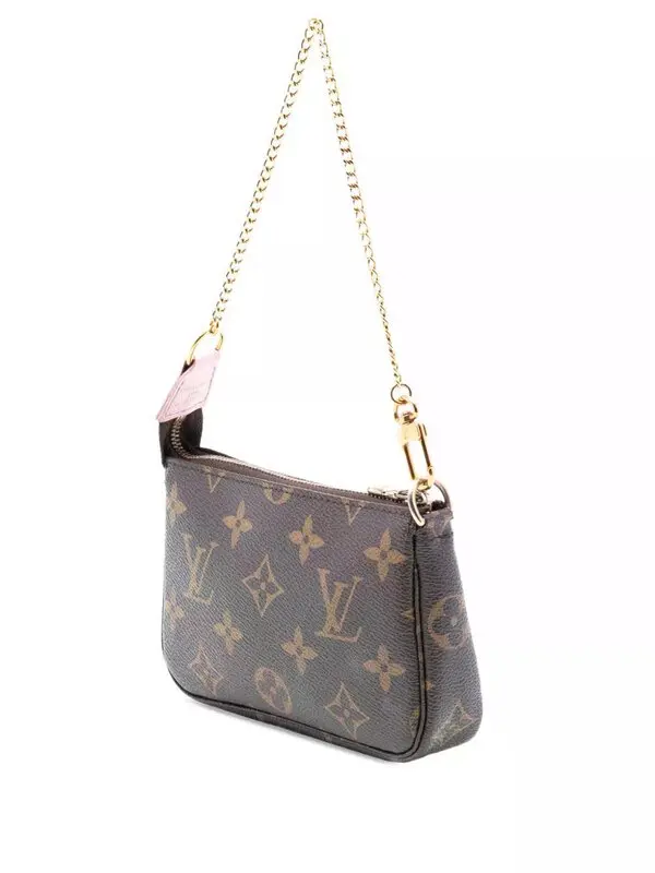 LOUIS VUITTON 2016 Monogram Transatlantic Mini Pochette Accessoires Handbag - Brown