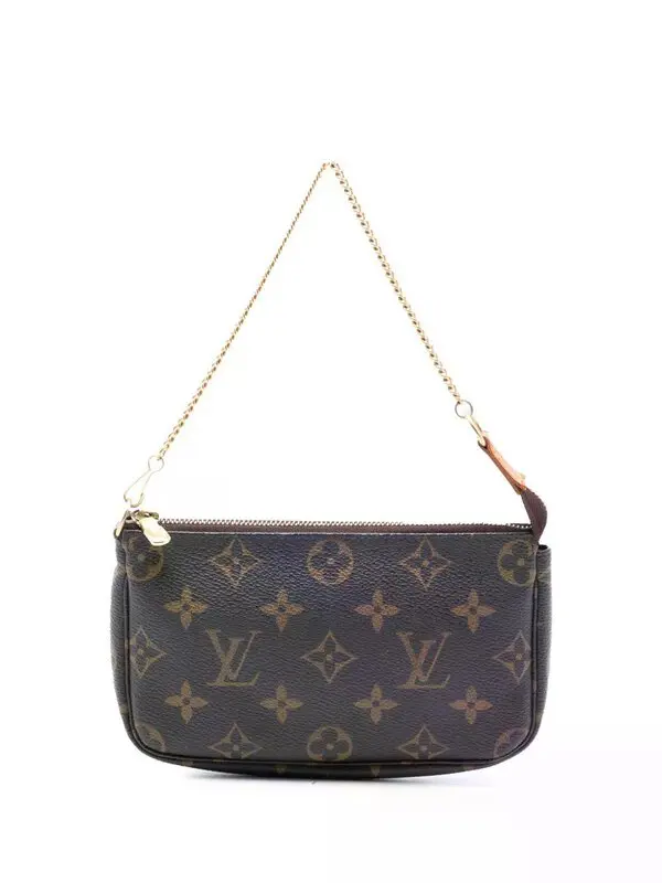 LOUIS VUITTON 2003 Monogram Mini Pochette Accessoires Handbag