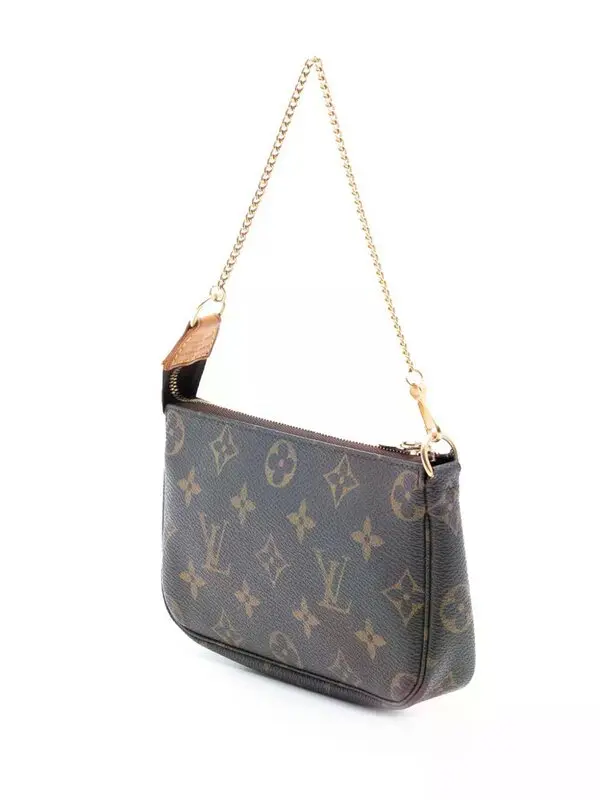 LOUIS VUITTON 2003 Monogram Mini Pochette Accessoires Handbag