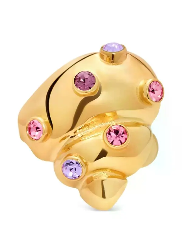 Oscar De La Renta Embellished Ring - Gold