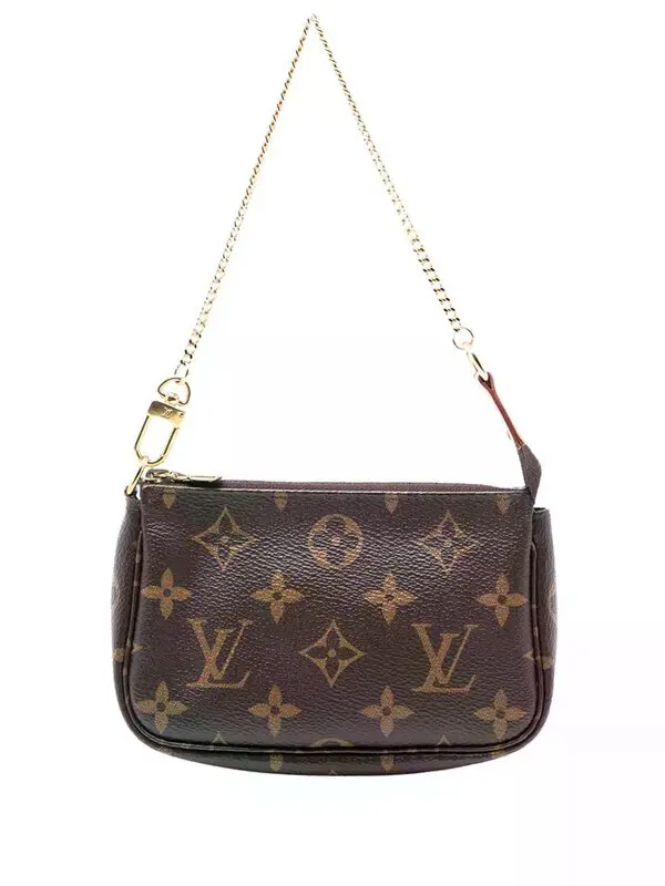 LOUIS VUITTON 2020 Monogram Mini Pochette Accessoires - Brown