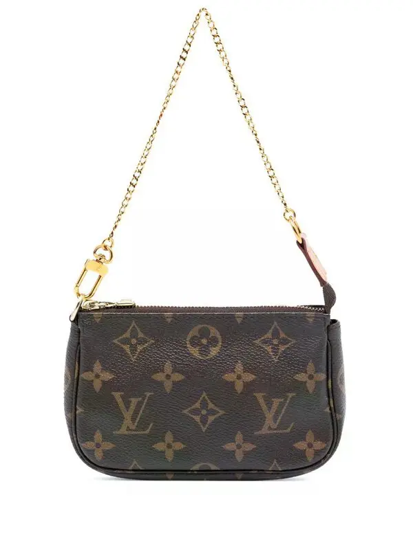 LOUIS VUITTON 2020 Monogram Mini Pochette Accessoires Handbag - Brown