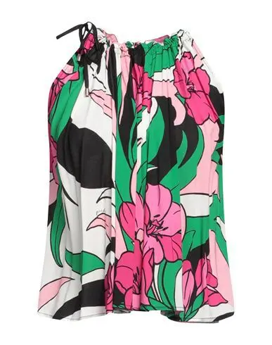 Pinko Floral-print Woven Top - Green
