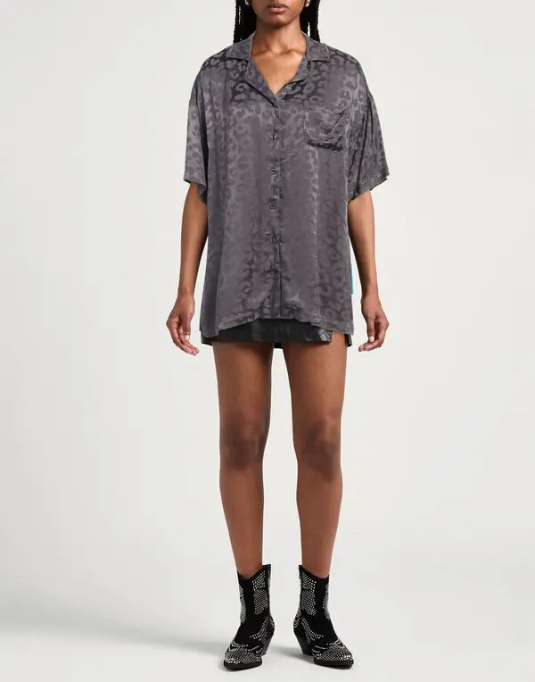 NUMERO 00 Leopard-print Jacquard Shirt