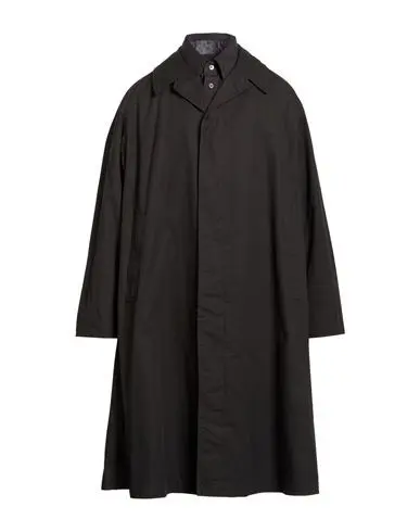 MAISON MARGIELA Cotton Overcoat & Trench Coat - Black