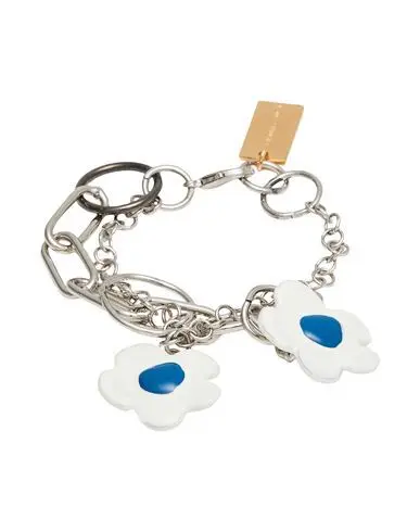 Marni Embellished Metal Bracelet - White