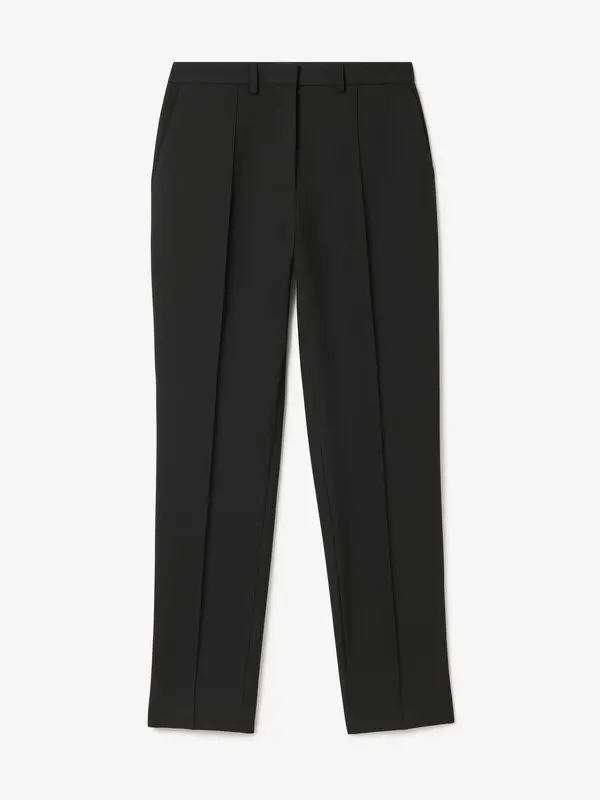 HOUSE OF DAGMAR Slim-fit Tailored Trousers - Black