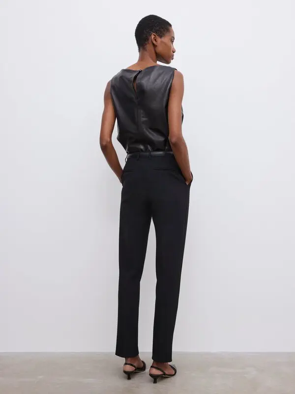 HOUSE OF DAGMAR Slim-fit Tailored Trousers