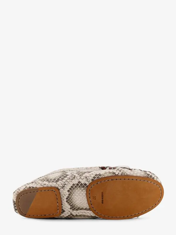 Paris Texas Indiana Leather Loafers With Croc Effect