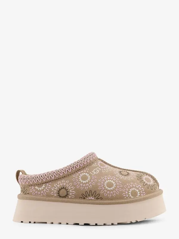 UGG W Tazz Suede Sandals With Embroidery
