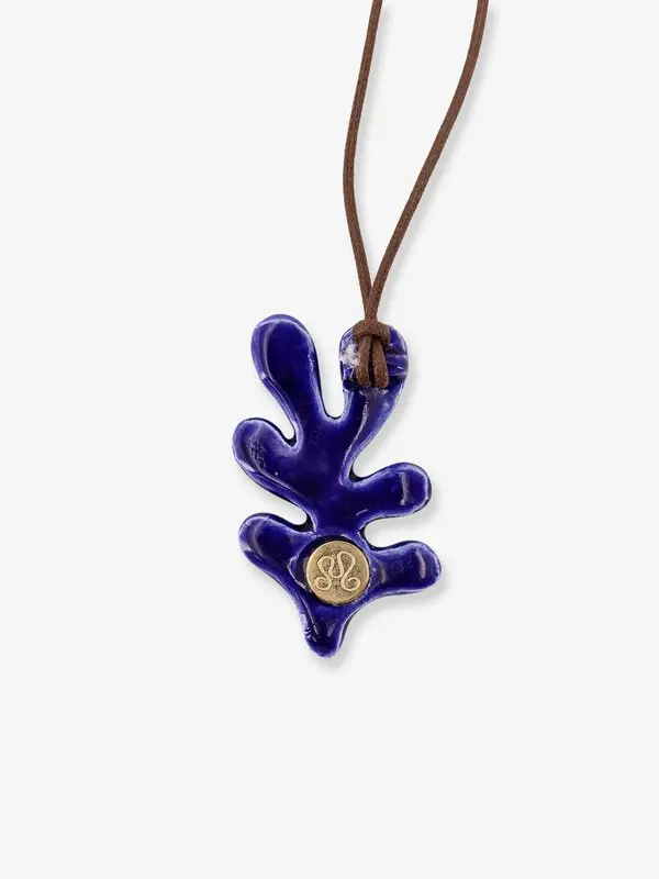 MATA STUDIO Corallo Glazed Ceramic Necklace