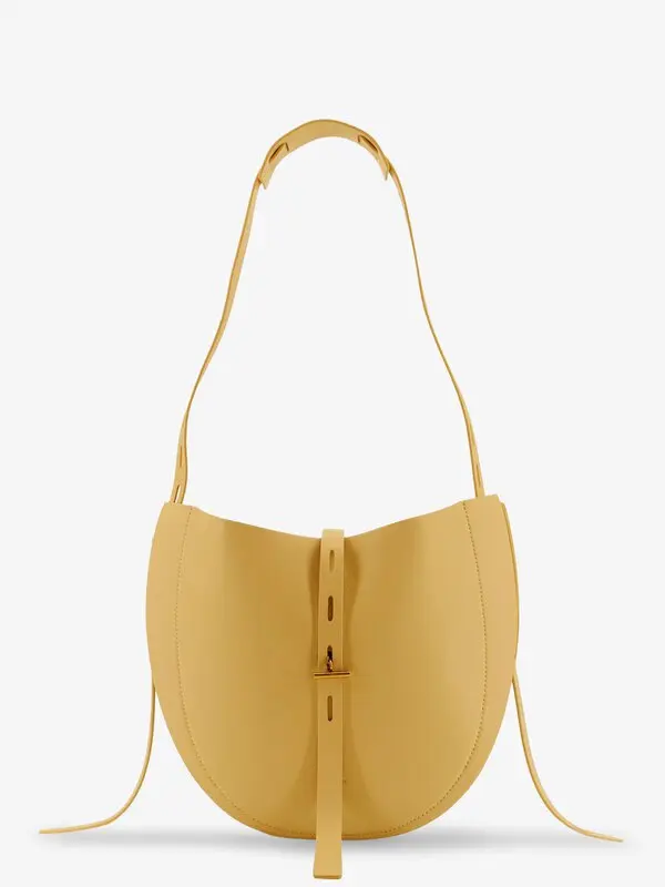MINOBOSSI Lizzie Leather Shoulder Bag - Yellow
