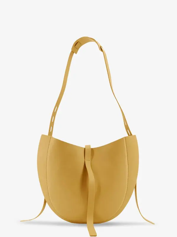 MINOBOSSI Lizzie Leather Shoulder Bag - Yellow