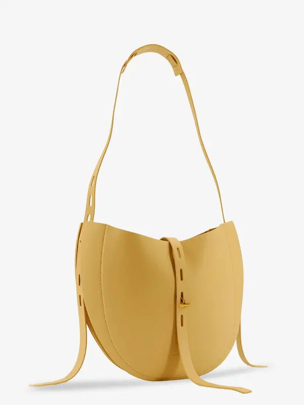 MINOBOSSI Lizzie Leather Shoulder Bag - Yellow