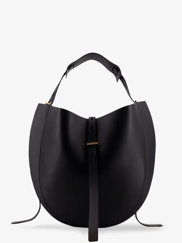 MINOBOSSI Liz Leather Shoulder Bag - Black