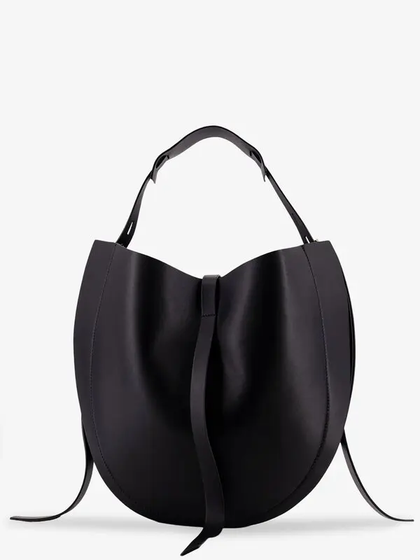 MINOBOSSI Liz Leather Shoulder Bag - Black
