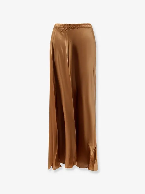 MES DEMOISELLES Calista Viscose Skirt - Brown