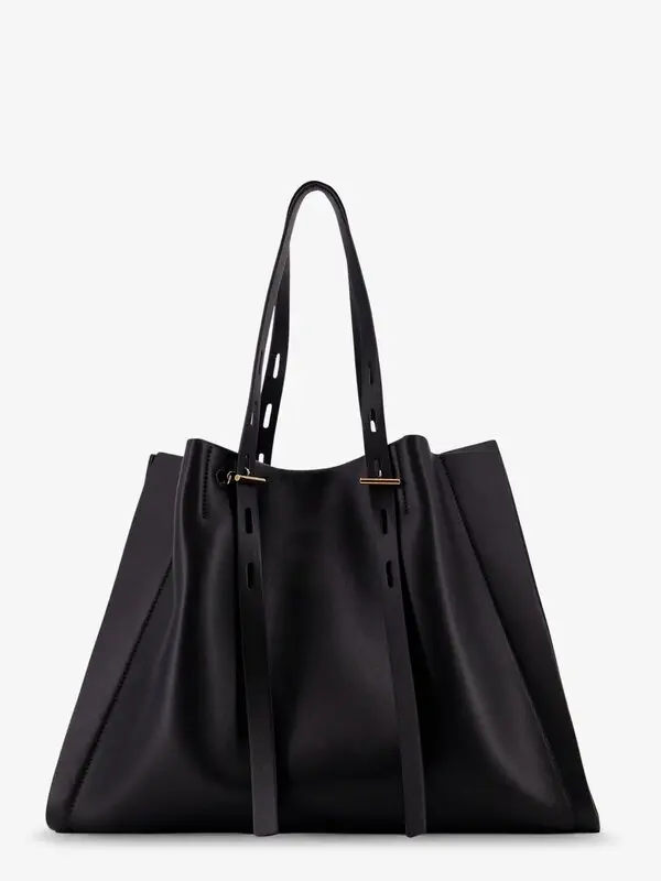 MINOBOSSI Paula Leather Shoulder Bag - Black