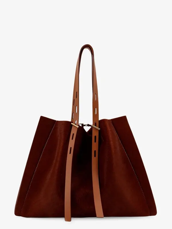 MINOBOSSI Paula Pony Skin Shoulder Bag - Brown