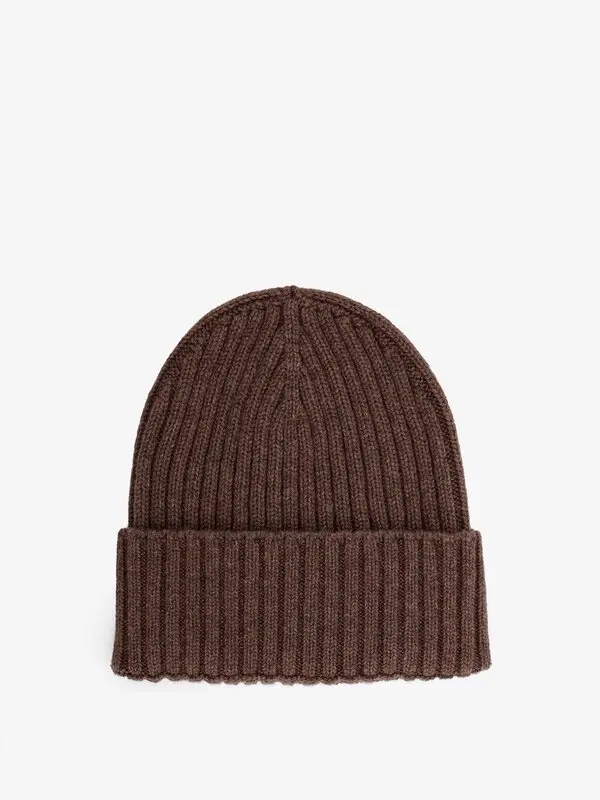 NUGNES 1920 Cashmere Beanie - Brown