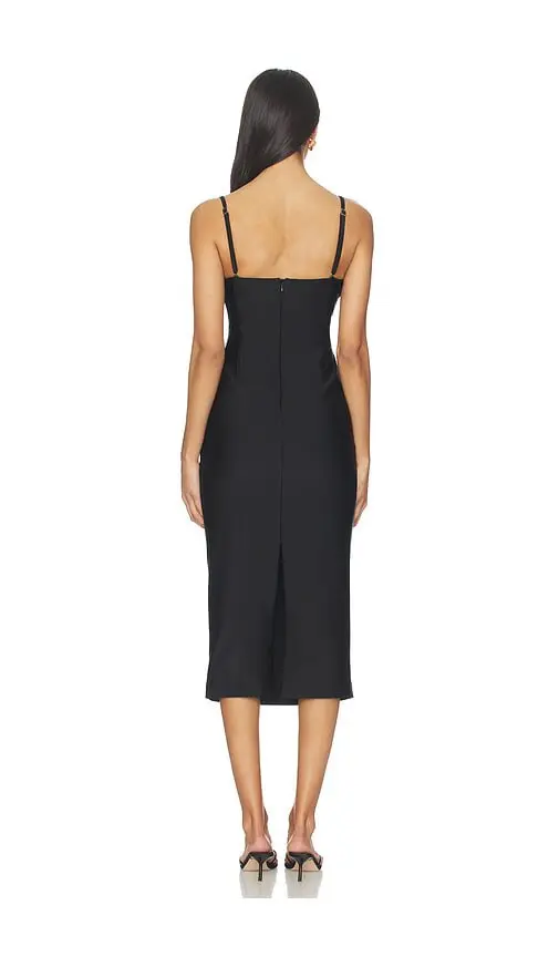 PatBO Selene Mesh Midi Dress